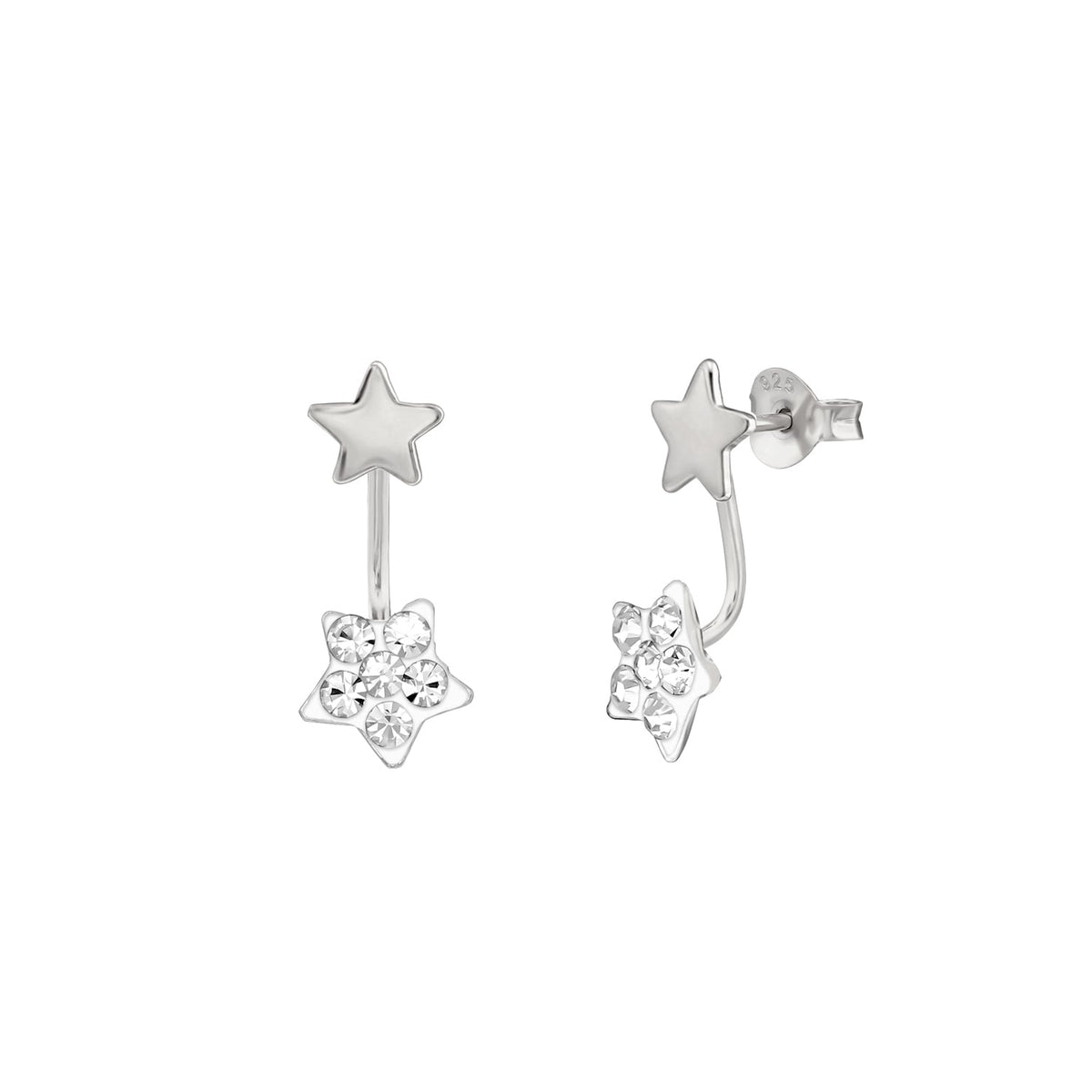 Double Twinkle Star Bling Ear Jacket – J&CO Jewellery Wholesale